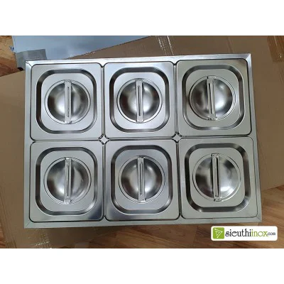 Khay đựng khay topping, khay buffet - khay-CN6.16